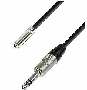 Adam Hall Cables K4 BYV 0600 - Przedłużacz słuchawkowy gniazdo jack ...