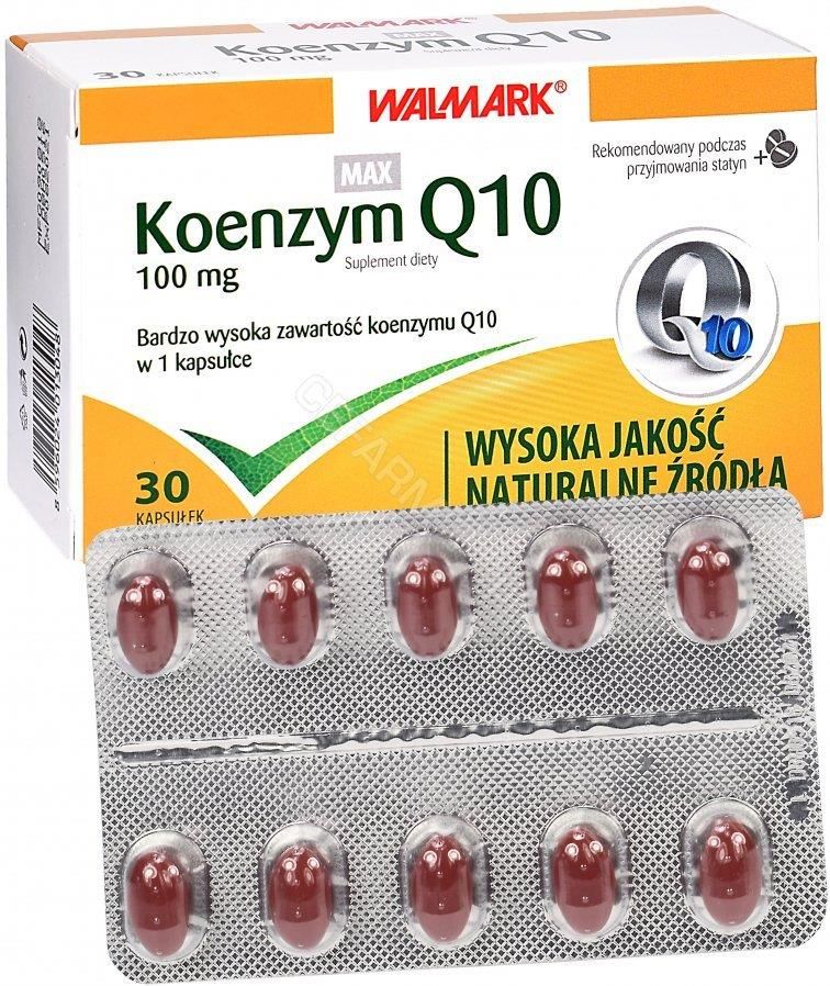 Walmark Koenzym Q10 Max 100mg 30kaps. - Opinie i ceny na Ceneo.pl
