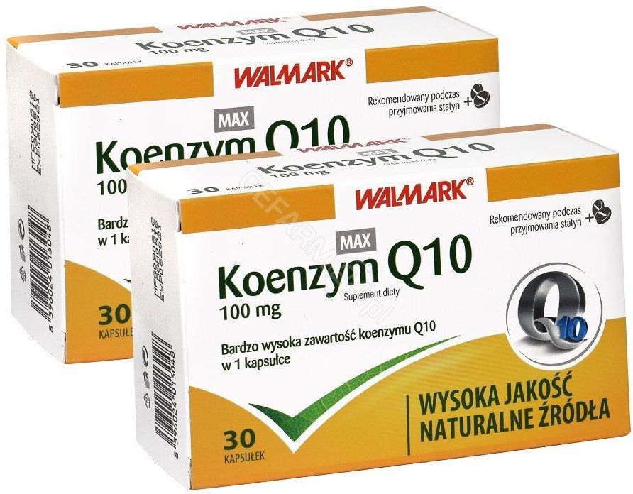 Walmark Koenzym Q10 Max 100mg 30kaps. - Opinie i ceny na Ceneo.pl