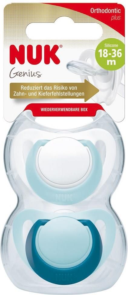 NUK Genius 18-36M niebieski 2 szt. - Ceny i opinie - Ceneo.pl
