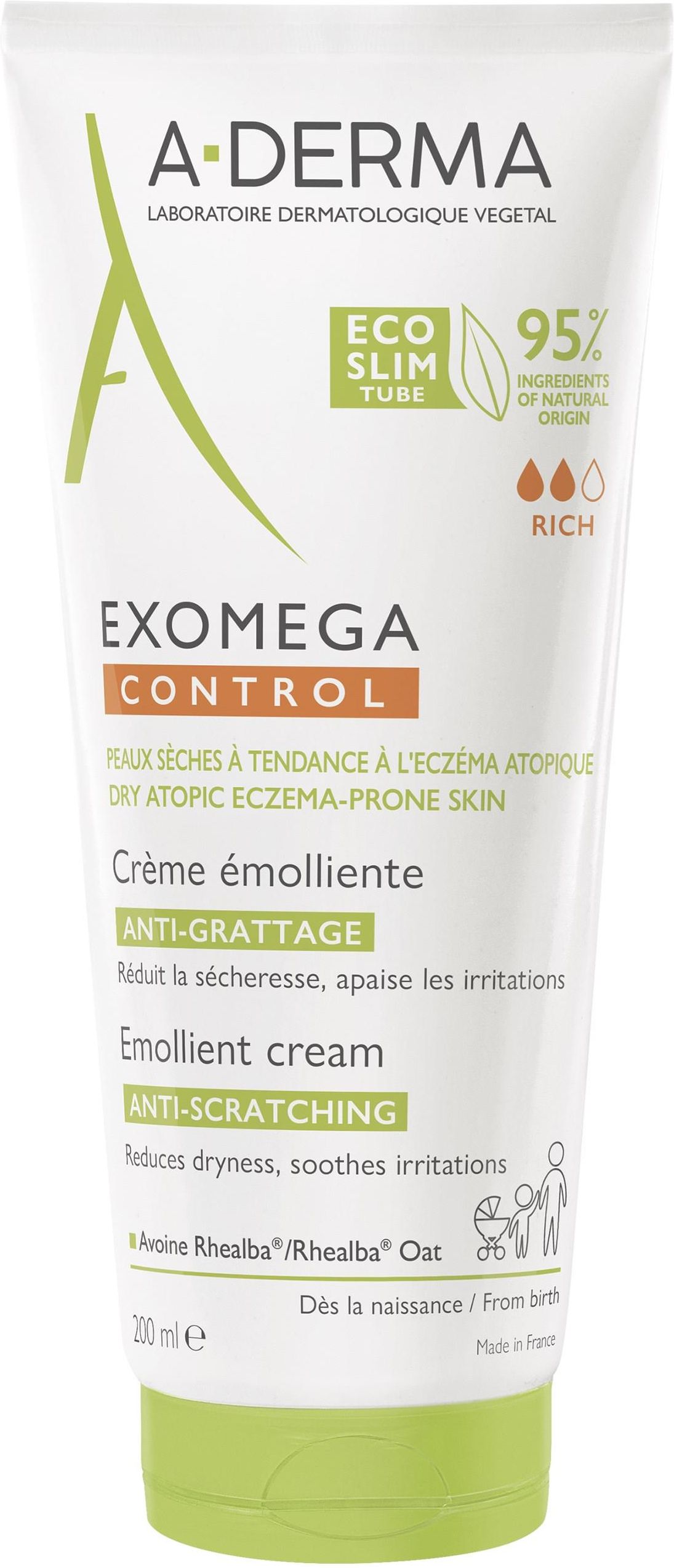 Dermokosmetyk A-Derma Exomega Control krem emolient Rich+ przeciw ...