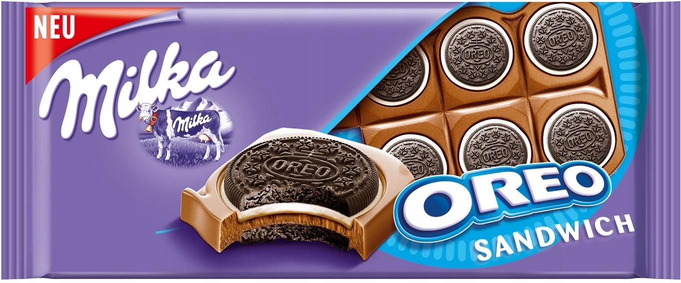 Milka Oreo Sandwich Czekolada I Ciastka 92G - Ceny i opinie - Ceneo.pl