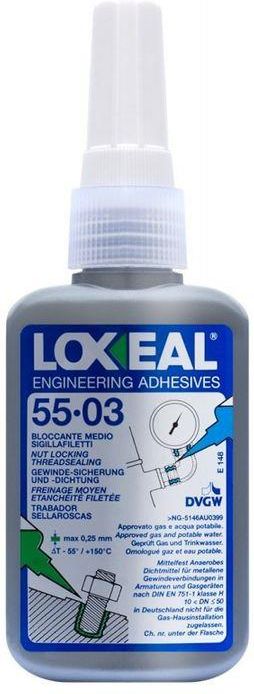 Loxeal Klej Do Połączeń Gwintowanych Średni 55-03 50ml - Opinie i ceny na Ceneo.pl
