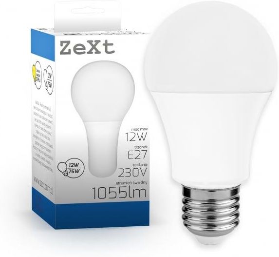 Zext Led A60 E27 12W 3000K D02Gled1230E27 - Opinie i atrakcyjne ceny na ...