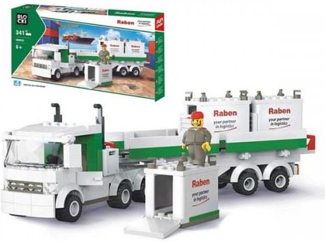 Blocki Kbr052 Ciężarówka Kontenerowa Raben 341El. - ceny i opinie ...