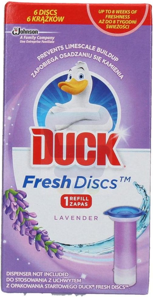 Sc Johnson Duck Fresh Discs Żelowy Krążek Do Wc Lavenda Zapas 6 Szt ...