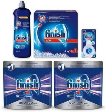 Reckitt Benckiser Zestaw Finish Quantum 200 Tabletek + Dodatki - Opinie ...