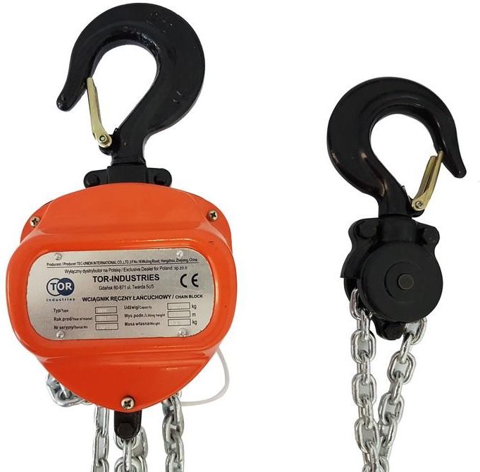 Tor Industries Podnośnik Łańcuchowy Ręczny Hsc 500kg Łańcuch 3M ...