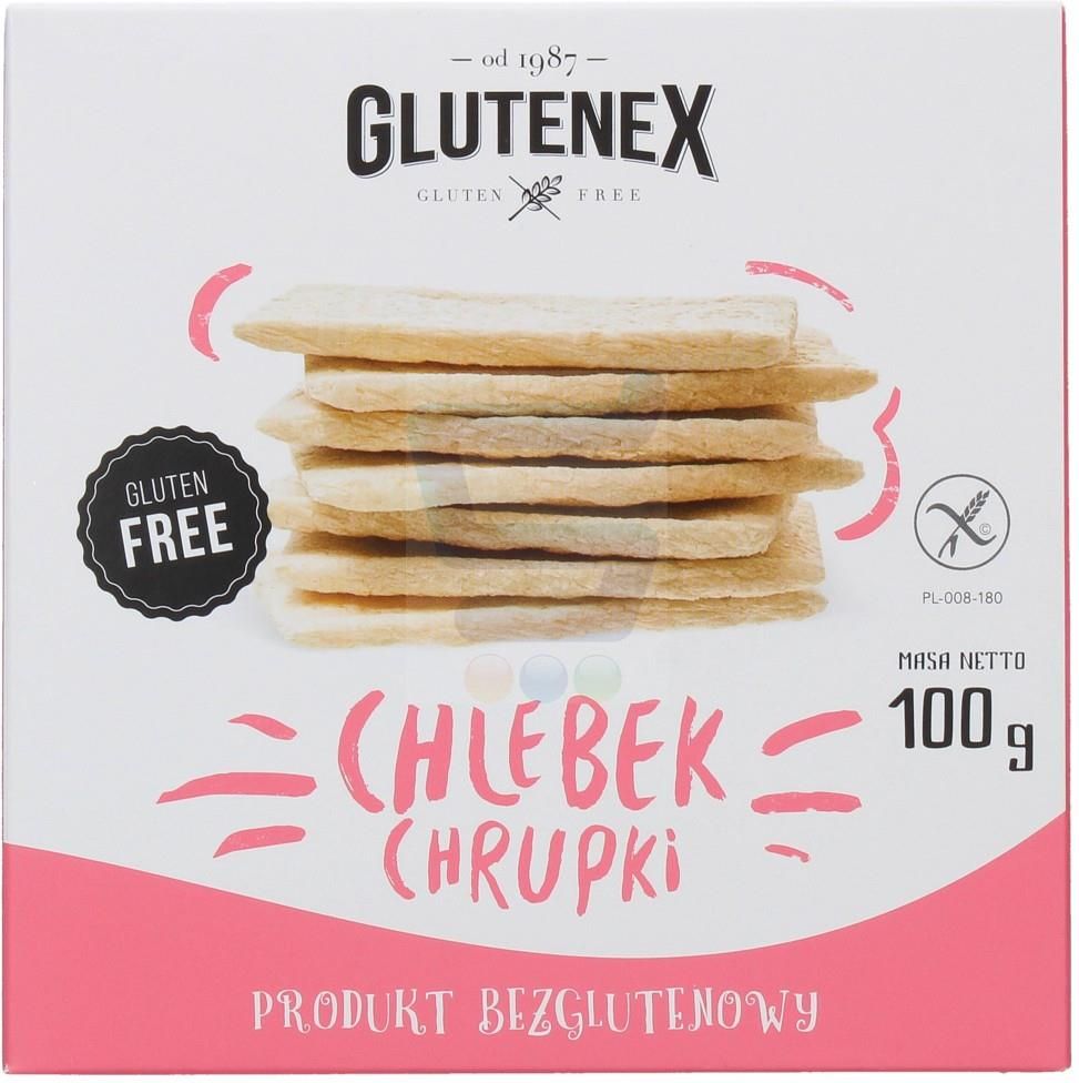 Glutenex Chlebek Chrupki Bezglutenowy 100G - Ceny i opinie - Ceneo.pl