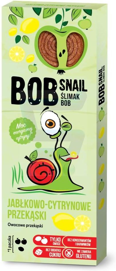 Eco Snack Bob Snail Przekąski Jabłkowo Cytrynowe 30G - Ceny i opinie - Ceneo.pl