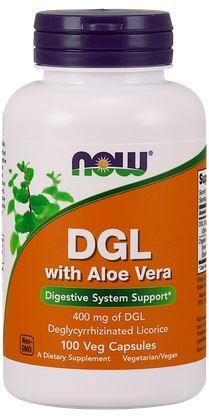 Now Foods Dgl Lukrecja Z Aloe Vera 100 kaps - Opinie i ceny na Ceneo.pl