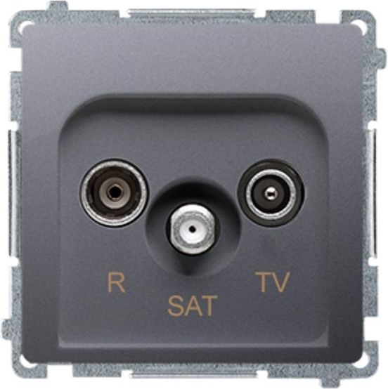 Gniazdo elektryczne Simon Gniazdo ścienne Basic anten. RTV-SAT ...