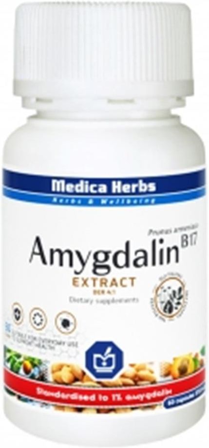 Medica Herbs Amigdalina Witamina B17 Ekstrakt 45 Kaps - Opinie i ceny ...