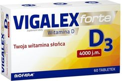Vigalex Forte D3 4000j.m. 60 Tabl - Opinie i ceny na Ceneo.pl