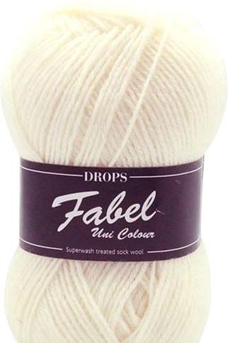 Wełna Skarpetkowa Drops Fabel Uni Color Kolor 100 - Ceny i opinie ...