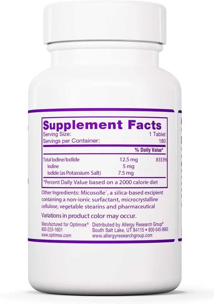 Optimox Iodoral 12,5Mg 180Tabl. - Opinie i ceny na Ceneo.pl