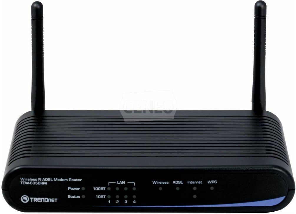Router Trendnet ADSL2/2+ Modem 300Mb/s N (TEW-635BRM) - Opinie i ceny ...