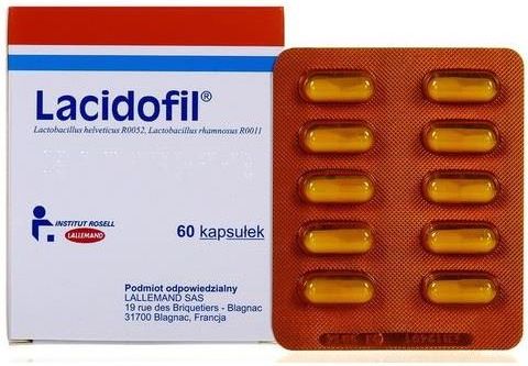 Lacidofil 60 kaps - Opinie i ceny na Ceneo.pl