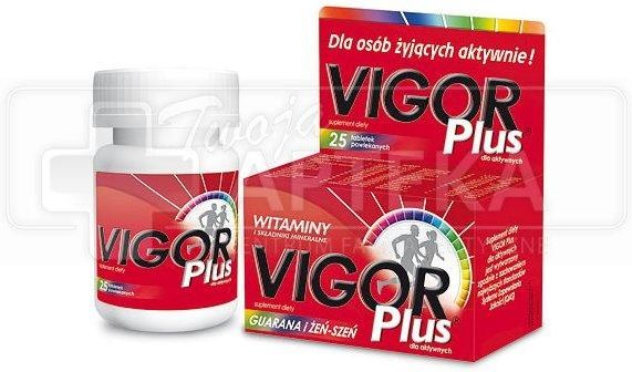 Vigor Plus Dla Aktywnych 25 Tabletek - Opinie i ceny na Ceneo.pl