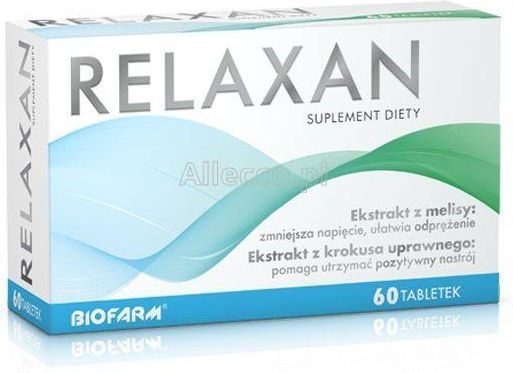 Tabletki Biofarm Relaxan Pozytywny Nastrój 60 szt. - Opinie i ceny na ...