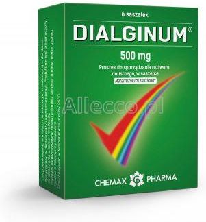Leki przeciwbólowe Dialginum 500Mg 6 Saszetek Z Proszkiem Do ...