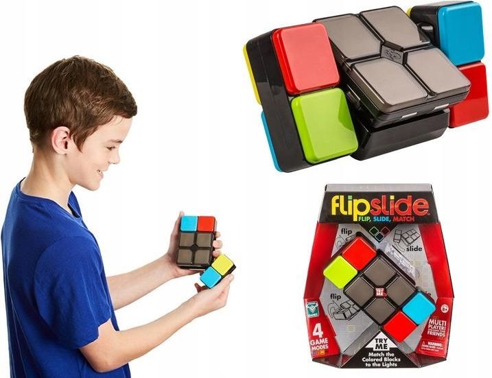 Moose Elektroniczna Kostka Flipslide Następca Rubika - Gra dla dziecka ...