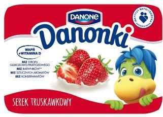 Danone Danonki Serek Truskawkowy 115G - Ceny i opinie - Ceneo.pl