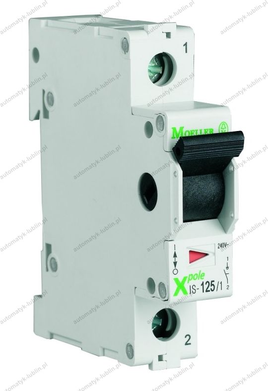 MOELLER Rozłącznik główny izolacyjny 1-bieg IS-40/1 40A (nr kat. 276270 ...