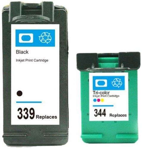 Tusz Print.ink Komplet tuszy do HP 339 + 344 DeskJet 5740 9800 ...