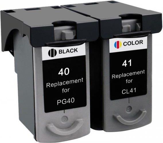 Tusz Print.ink Komplet tuszy do Canon PIXMA iP1200 iP1600 MP170 PG-40 ...