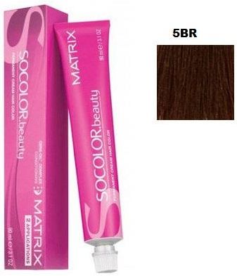 Matrix farba Socolor.beauty kolor 5BR Brązowoczerwony Jasny Brąz 90ml ...