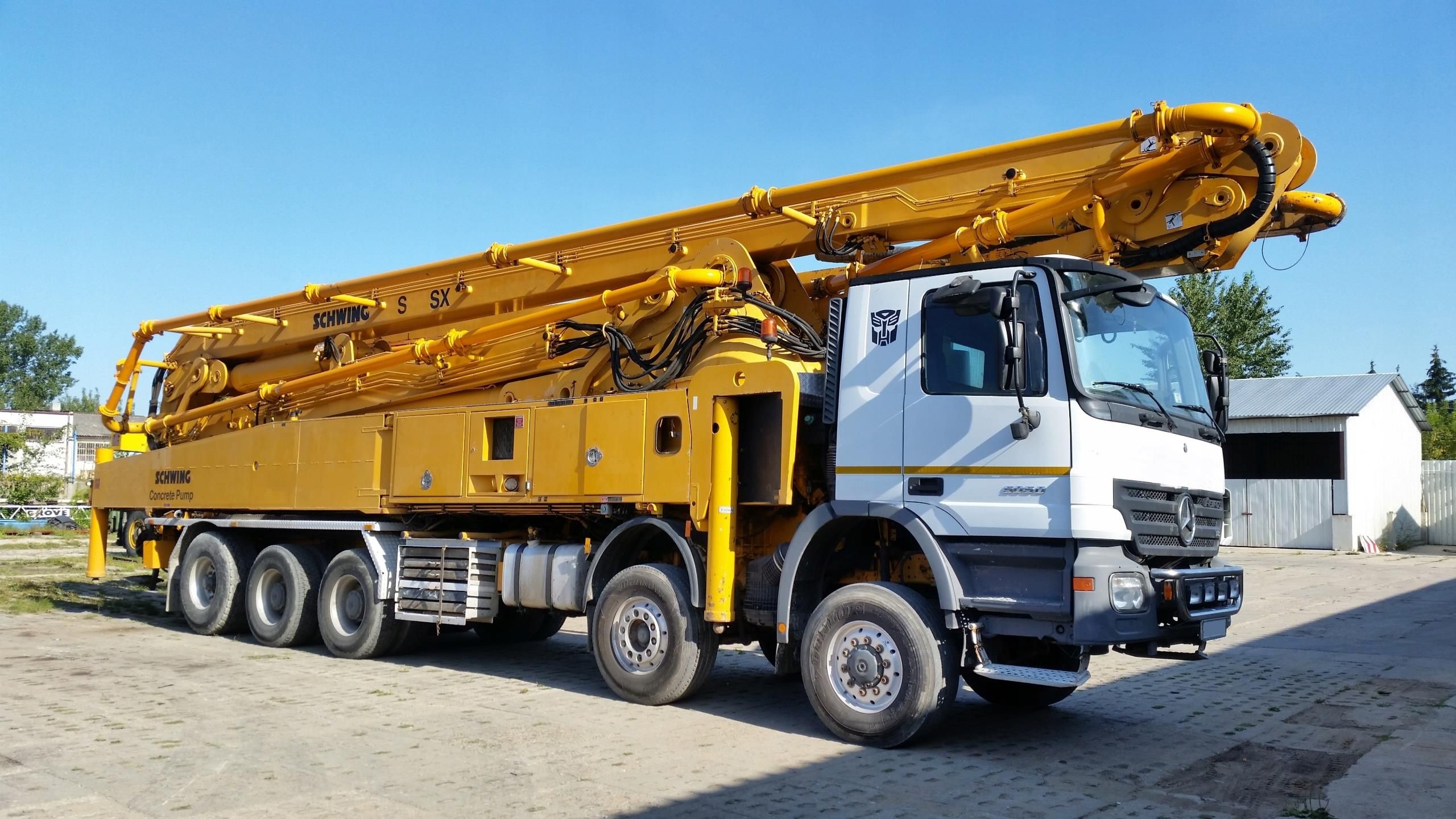 SCHWING S58SX MERCEDES ACTROS 5050 V8 - Opinie i ceny na Ceneo.pl