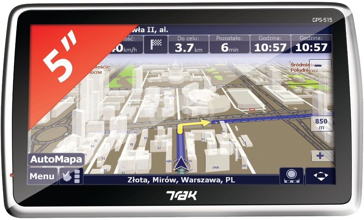 Nawigacja samochodowa Trak GPS515 AutoMapa Polska XL - Opinie i ceny na ...
