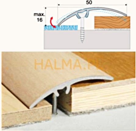 EFFECTOR Listwa progowa A65 buk 93cm - Opinie i ceny na Ceneo.pl