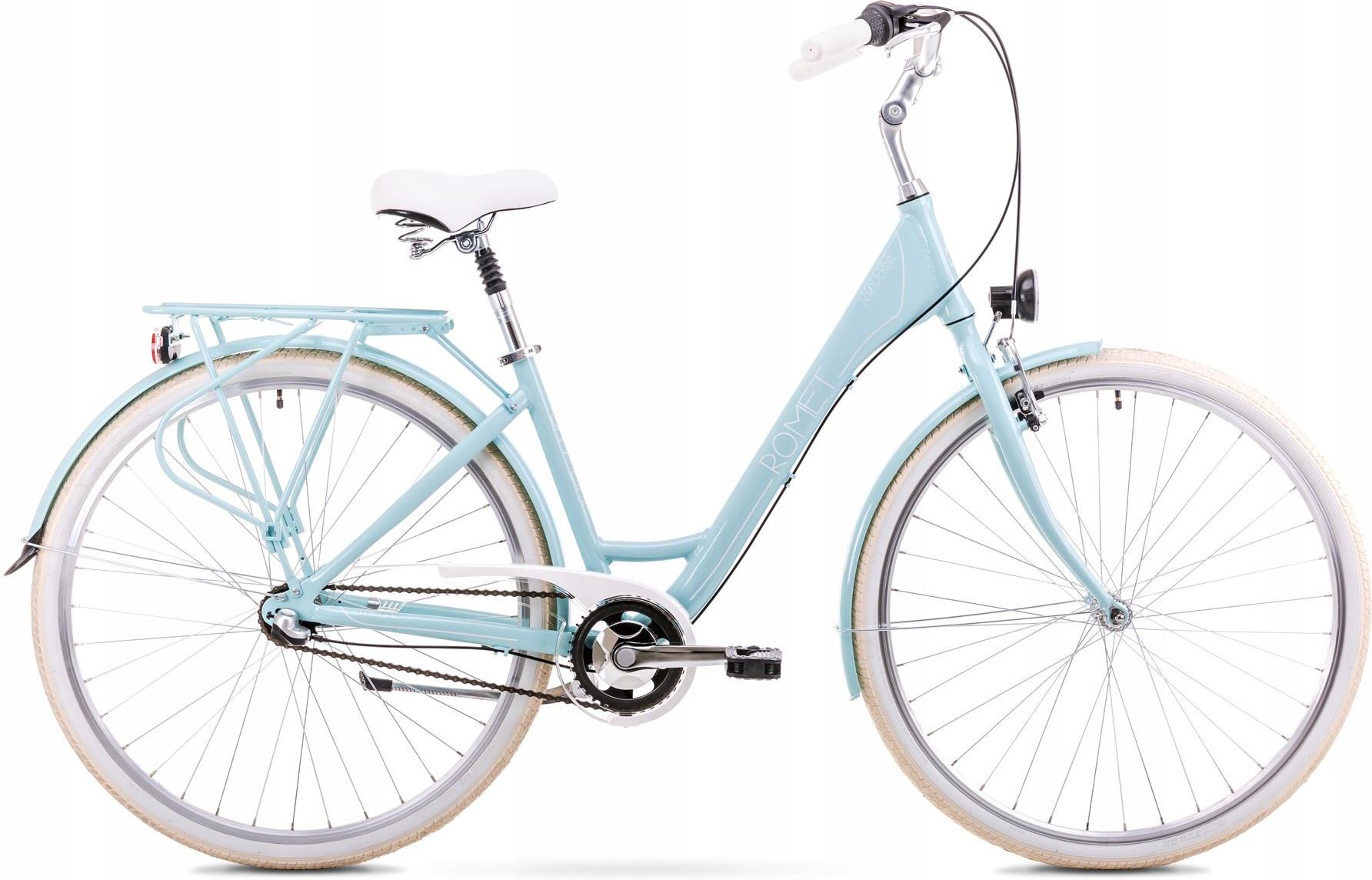 Romet Moderne 3 turkusowy 28 2019 - Rowery Miejskie Damskie - Ceny i ...