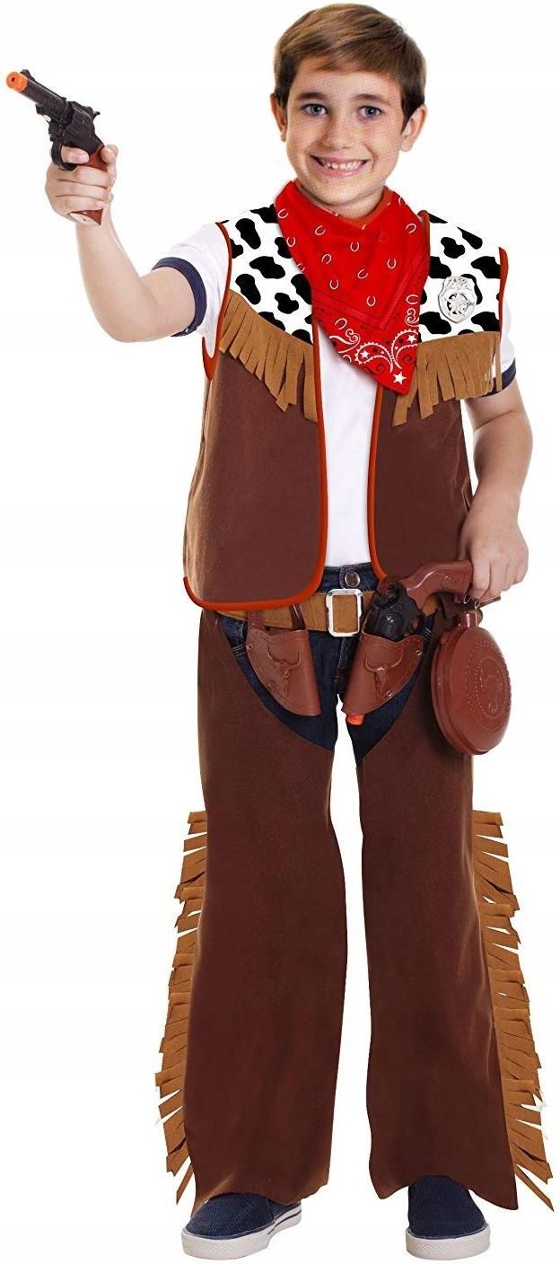 Strój Kowboj Cowboy kamizelka KOLTY 96-116cm - Ceny i opinie - Ceneo.pl