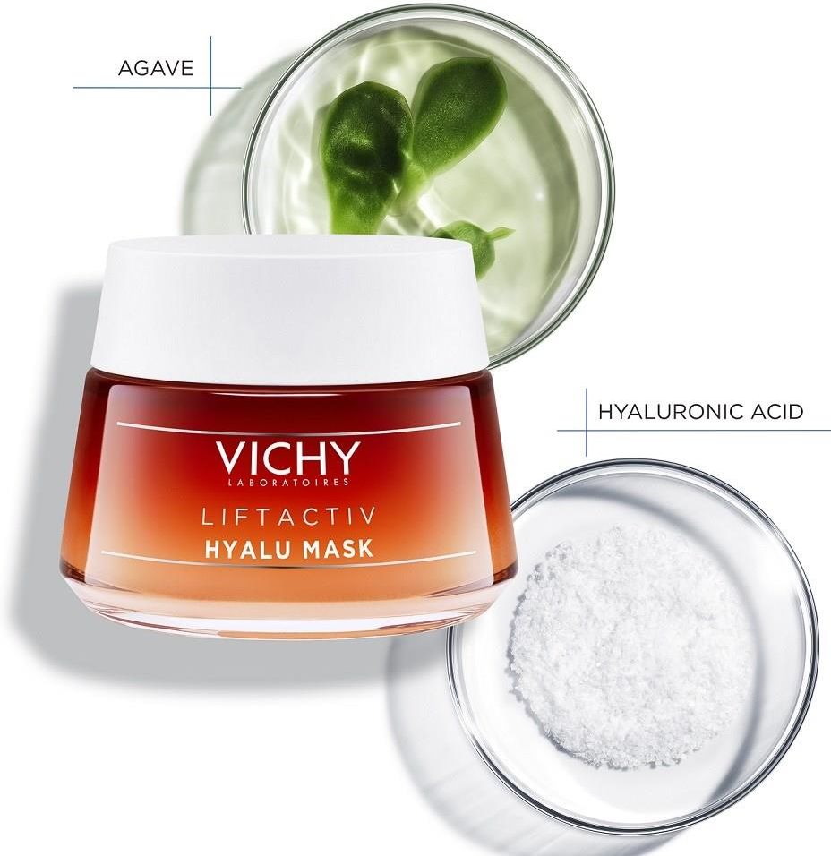 Dermokosmetyk Vichy Liftactiv Hyalu Mask Krem maska na noc 50ml ...
