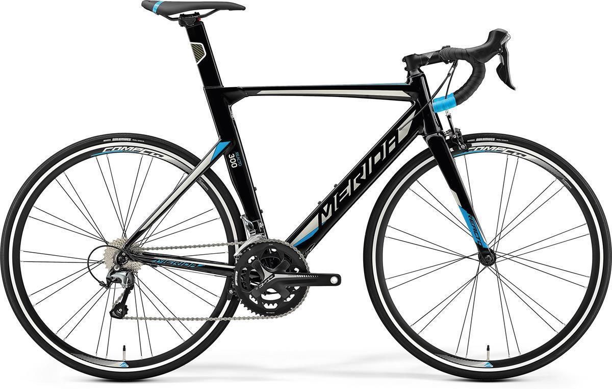 Merida Reacto 300 met black (silver blue) 2019 - Rowery Szosowe - Ceny ...