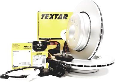 Klocki hamulcowe Textar Tarcze Klocki Czujnik Tył Bmw 5 E60 E61 ...