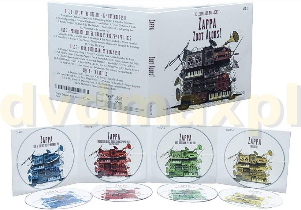 Płyta kompaktowa Frank Zappa: Zoot Alors! [BOX] [4CD] - Ceny i opinie ...