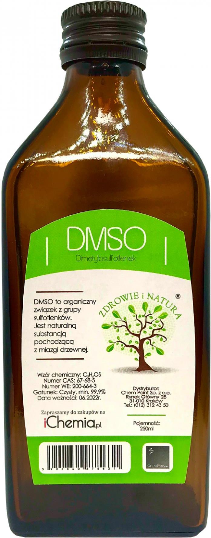 Chem Point Dmso Dimetylosulfotlenek 500Ml Zdrowie I Natura - Ceny i ...