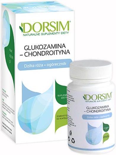 Dorsim Glukozamina Z Chondroityną Dzika Róża Ogóecznik 60kaps. - Opinie ...