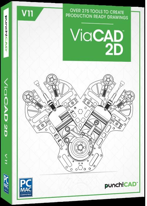 PUNCH! CAD VIACAD 2D V10 - POLSKA WERSJA JĘZYKOWA PROGRAM CAD NA MAC I ...