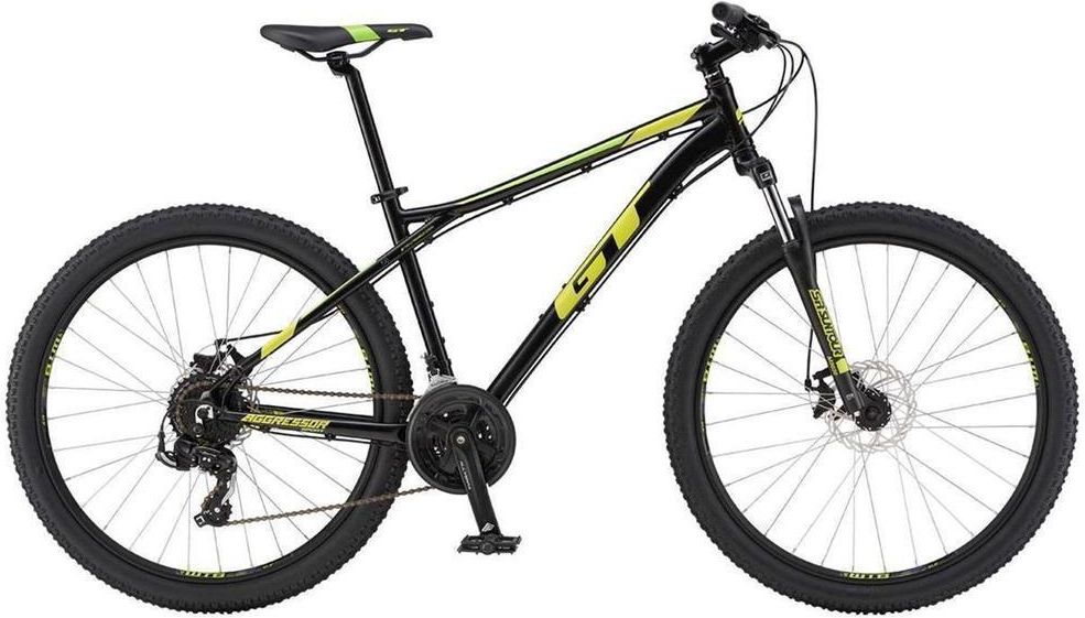 GT Aggressor Sport Satin Black Chartreuse Slime Lime 27.5 2019 - Rowery ...