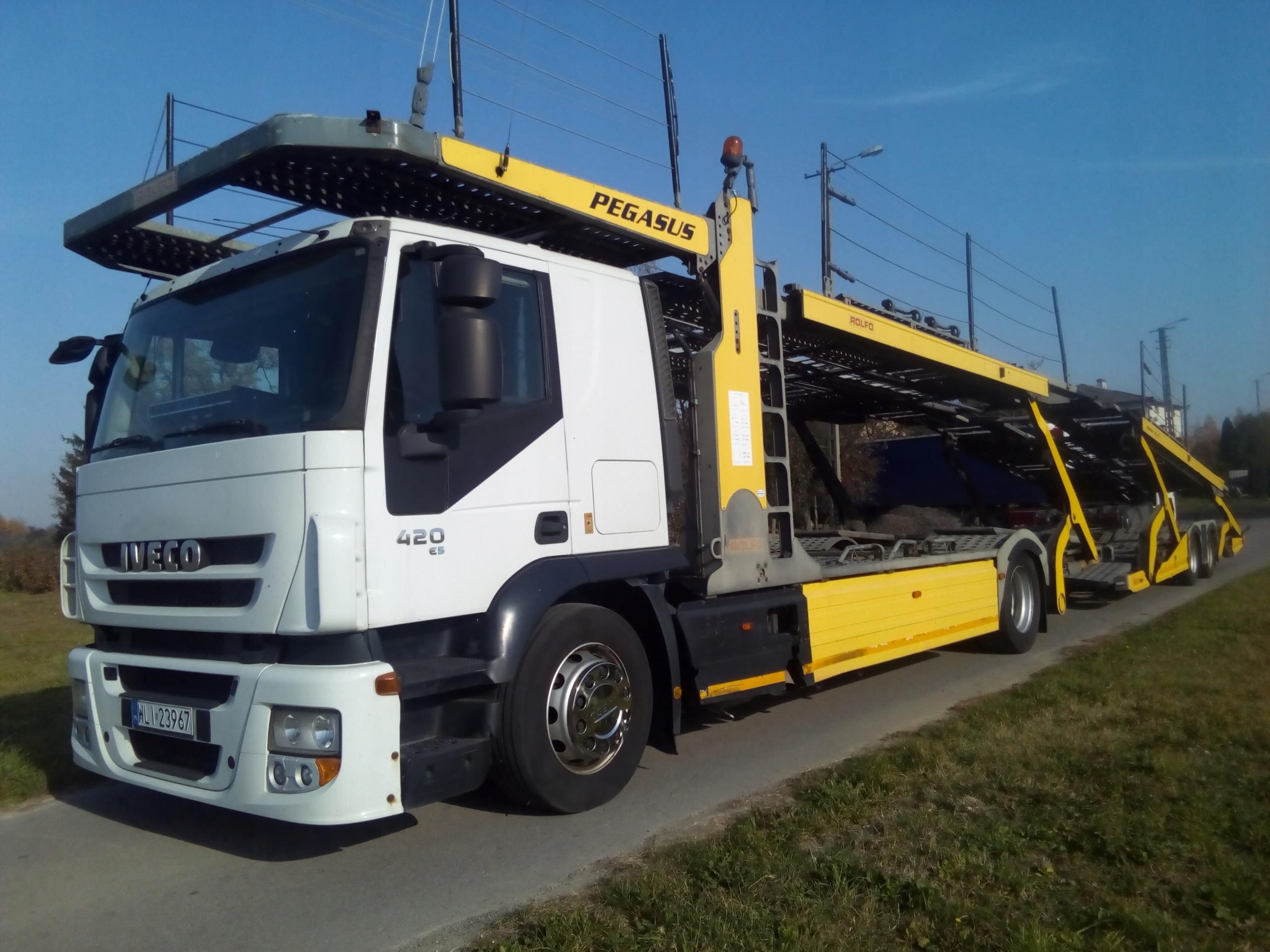 IVECO ZESTAW ROLFO Lora autotransporter 2008 - Opinie i ceny na Ceneo.pl