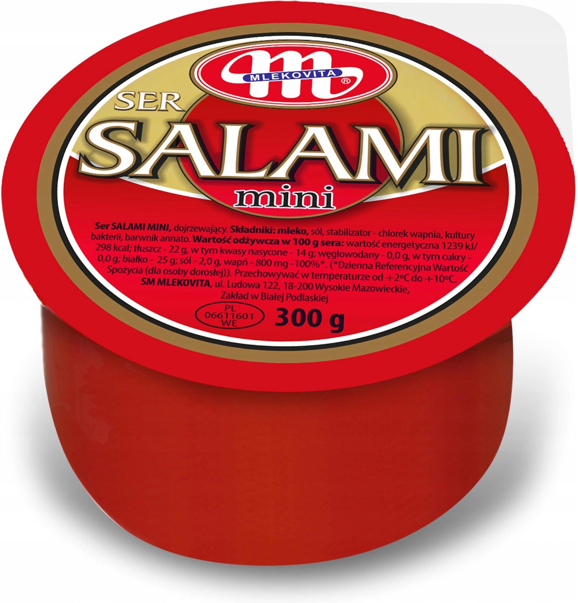 Mlekovita Ser Salami Mini 300G - Ceny i opinie - Ceneo.pl