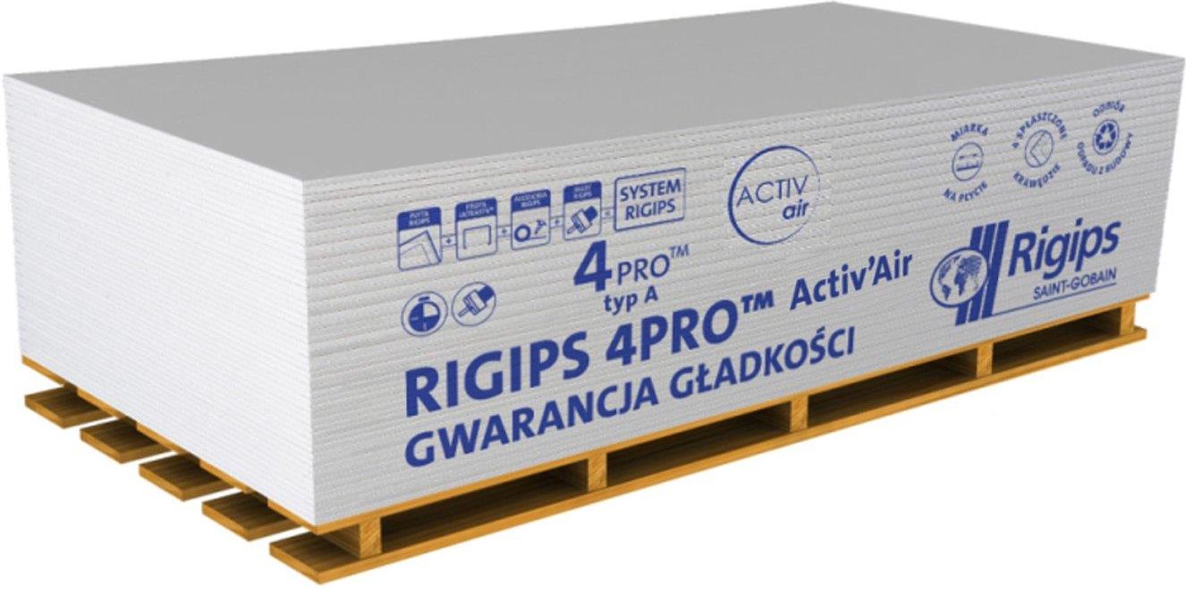 Materiały konstrukcyjne Rigips Płyta Gips-Karton 4 Pro Activ'Air A 1200X2600X12.5Mm - Opinie i ...