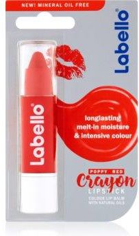 Labello Crayon tonujący balsam do ust w w pisaku Poppy Red 3g - Opinie ...