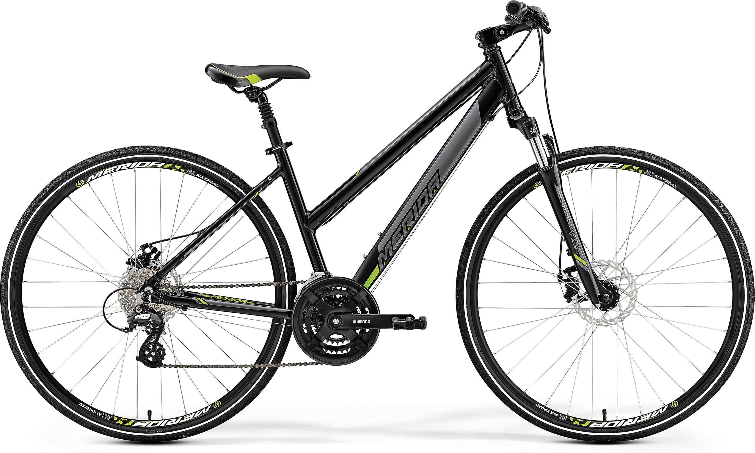Merida Crossway 15-D Lady Metallic Black Green 2019 - Rowery ...