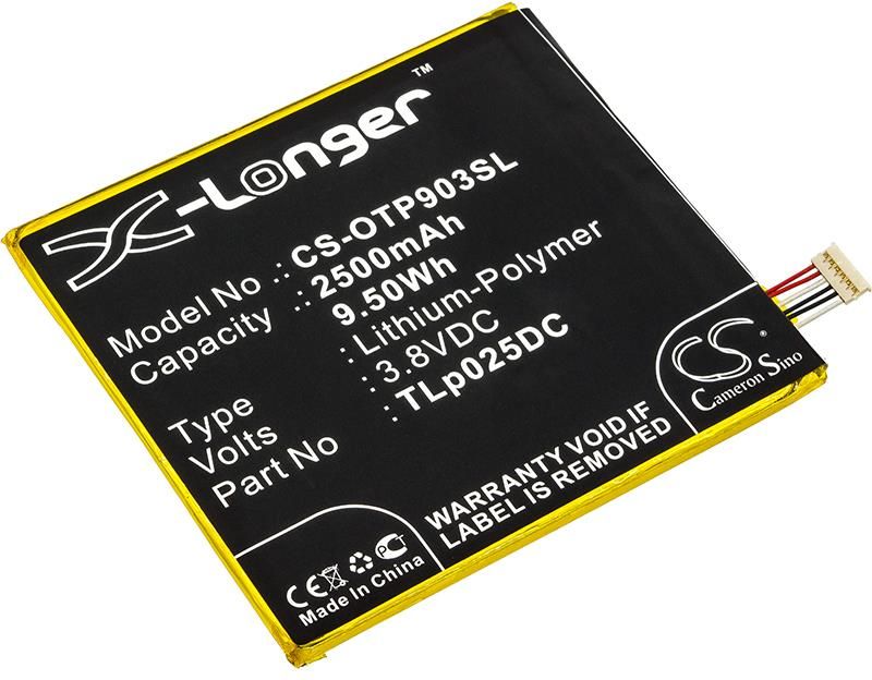 Akumulator dedykowany Cameron Sino Alcatel One Touch Pixi 4 6.0 Tlp025Dc 2500Mah 9.50Wh Li ...
